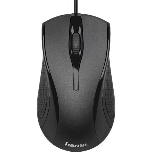 Hama "MC-200" Optical 3-Button Mouse, Cabled, black